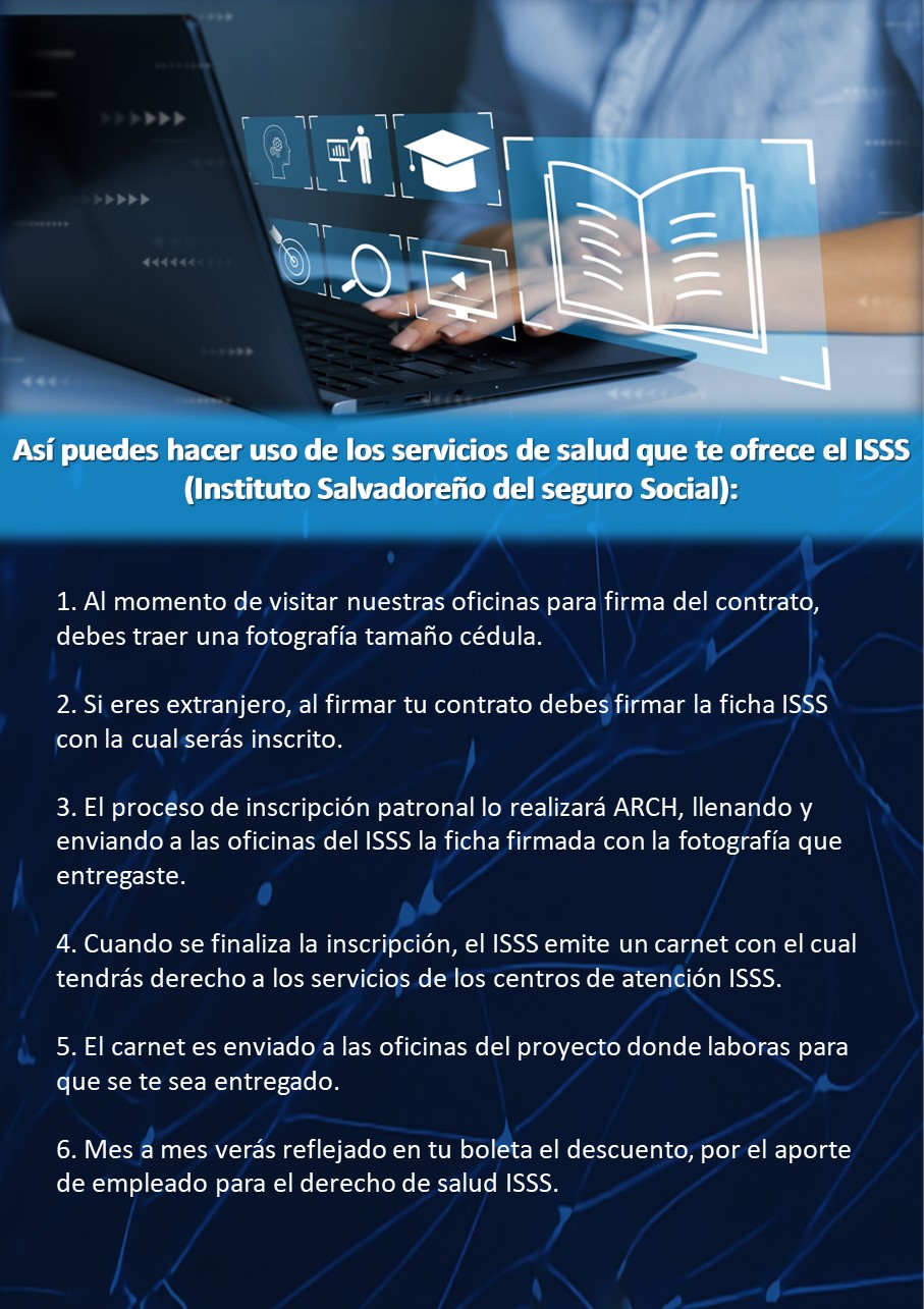 Proceso de inscripción de ISSS – Centro de Ayuda El Salvador